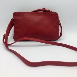 Steven Alan Bags | Steven Alan Red Leather Crossbody Bag | Poshmark